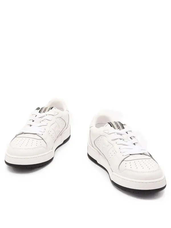 Fendi Match Leather Sneakers