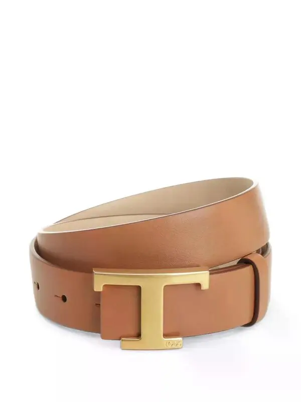 TOD'S T Timeless Reversible Leather Belt In Leather