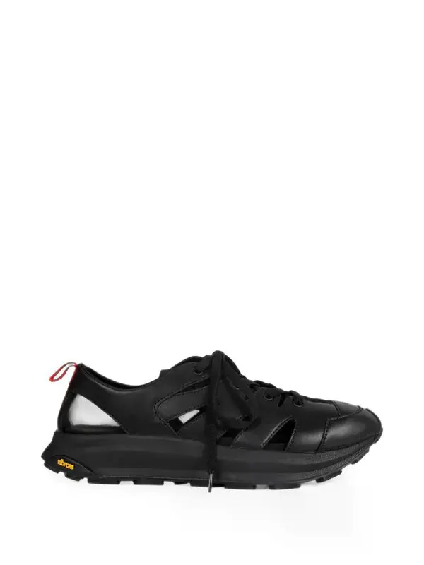Yohji Yamamoto Cut-out Sneakers - Black