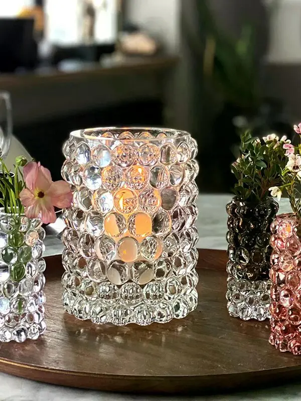 SKOGSBERG&SMART Large Hurricane Boule Hobnail Vase