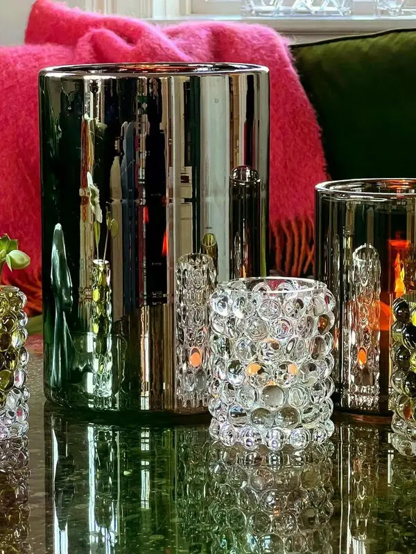 SKOGSBERG&SMART Medium Hurricane Boule Hobnail Vase