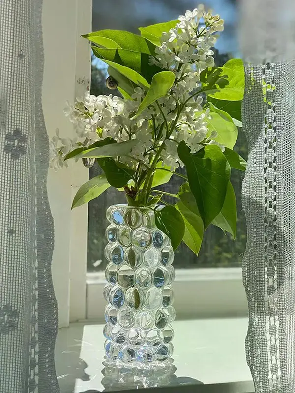 SKOGSBERG&SMART Mini Hurricane Boule Hobnail Vase