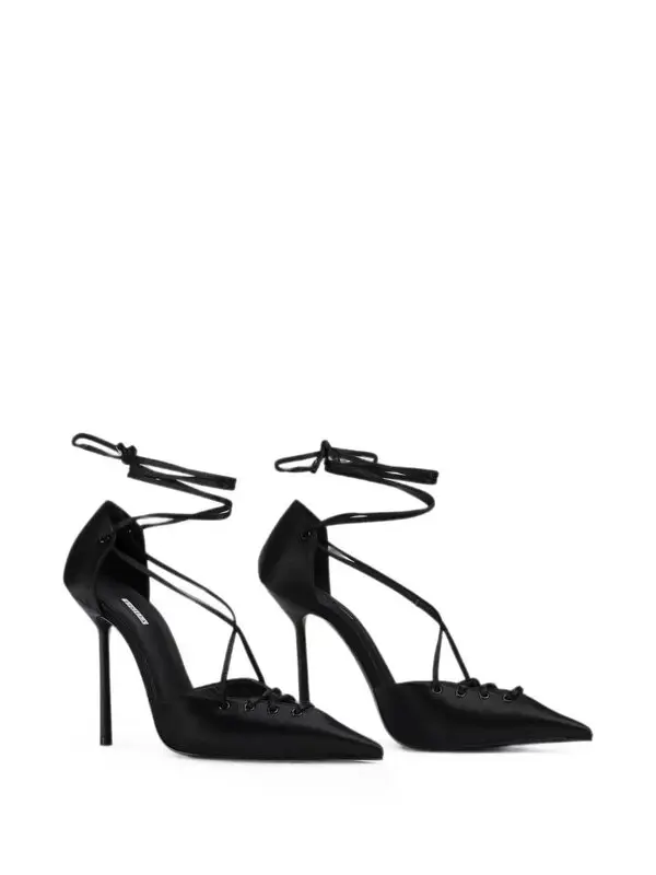LE SILLA Colette Lace-up Pointed-toe Pumps
