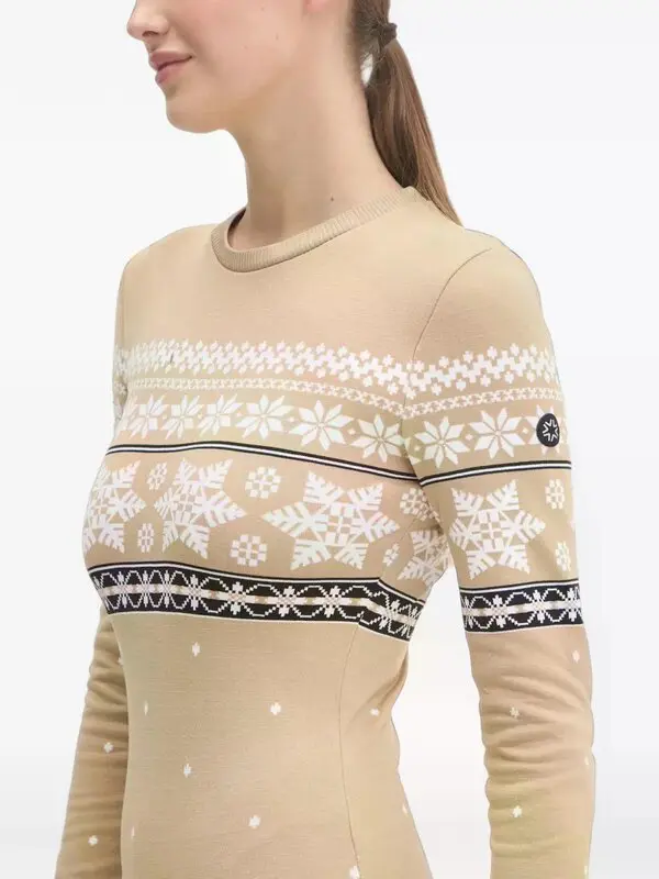 NEWLAND Snowflake-pattern Bodysuit