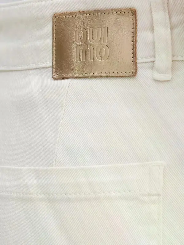 OUI Wide Leg Front Pocket Jeans