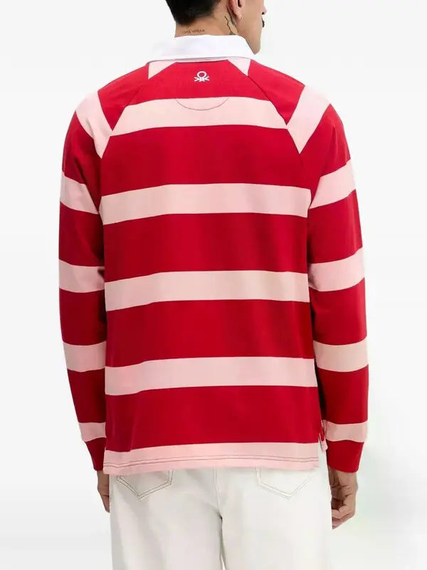 BENETTON X Stranger Things Striped Polo Shirt