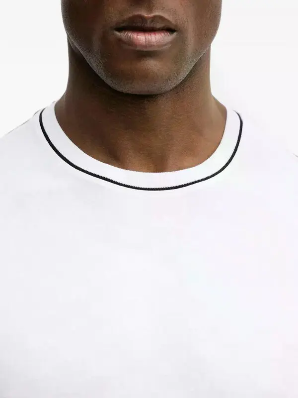 Michael Kors Piped-crewneck T-shirt