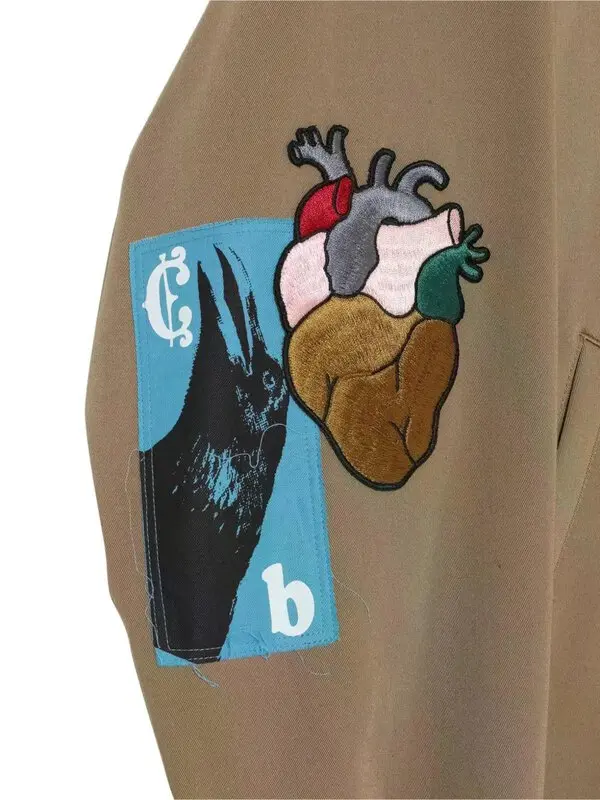 Undercover Graphic-print Patch-detail Jacket
