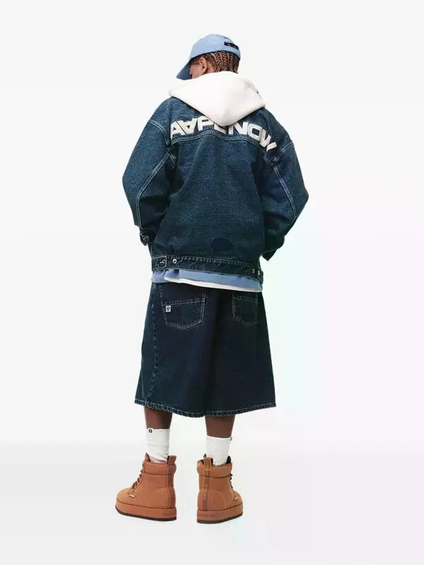 AAPE BY *A BATHING APE Aapenow Moonface Logo-patch Polo Shirt