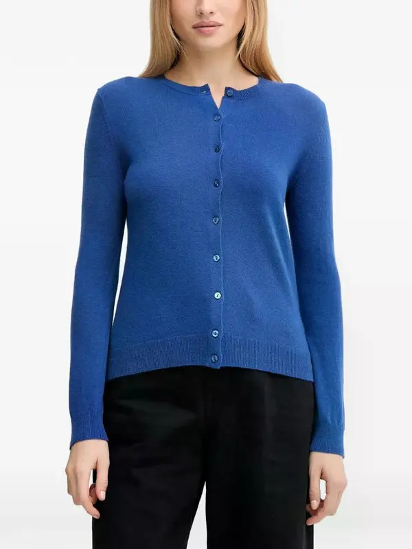 BENETTON Buttoned Cardigan - Blue