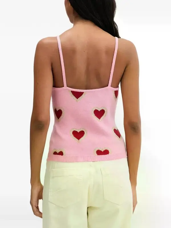 NEVER FULLY DRESSED Heart-motif String Top