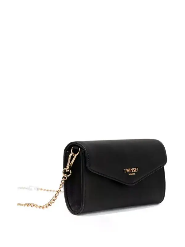 TWINSET Charm-embellished Envelope Clutch Bag