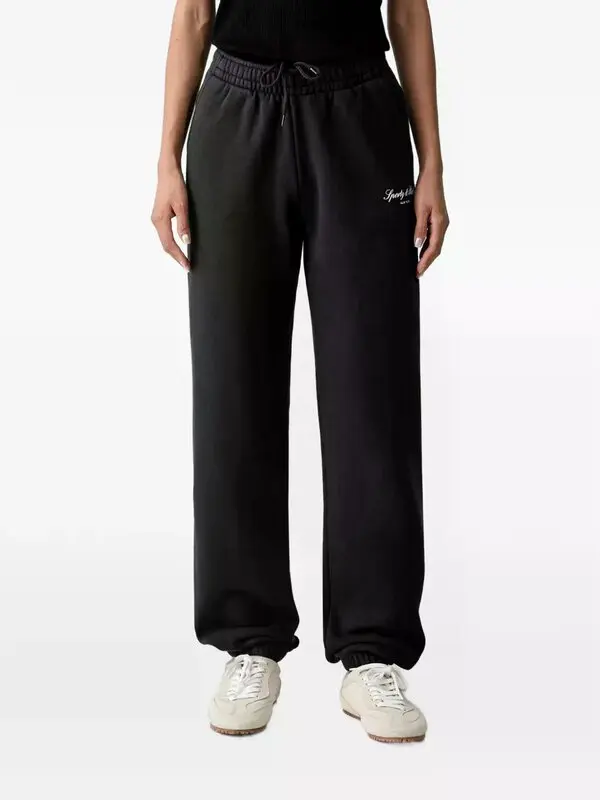 SPORTY & RICH Logo-print Drawstring Track Pants