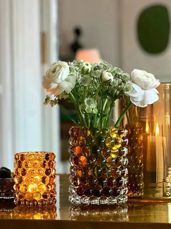 SKOGSBERG&SMART Large Hurricane Boule Hobnail Vase