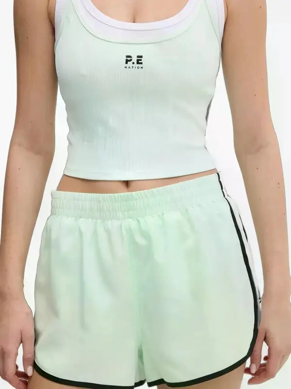 P.E Nation Side Stripe Trim Shorts