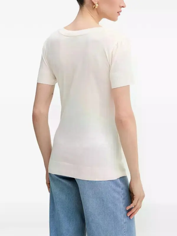 MOS MOSH V-neck Short-sleeve T-shirt