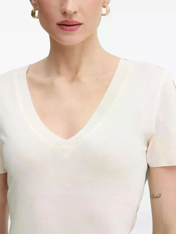 MOS MOSH V-neck Short-sleeve T-shirt