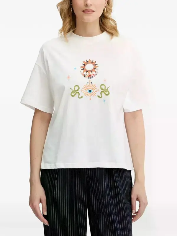 NEVER FULLY DRESSED Printed T-shirt - White