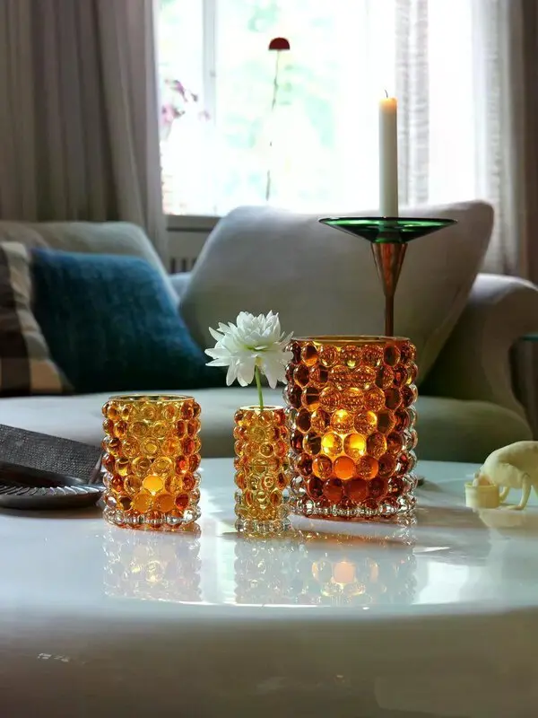 SKOGSBERG&SMART Medium Hurricane Boule Hobnail Vase