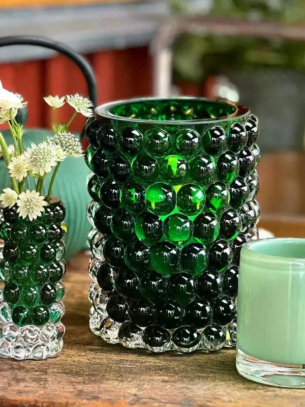 SKOGSBERG&SMART Large Hurricane Boule Hobnail Vase