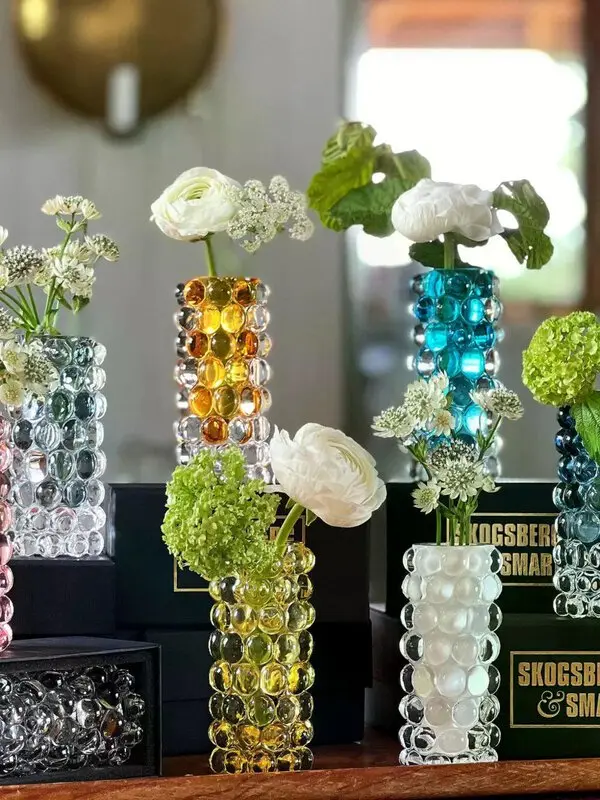 SKOGSBERG&SMART Mini Hurricane Boule Hobnail Vase