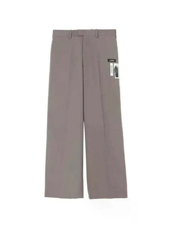 Undercover Cindy Sherman Patch-detail Trousers - Grey