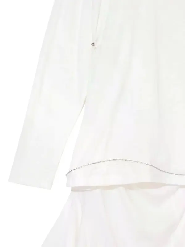 Undercover Zip-detail Layered T-shirt