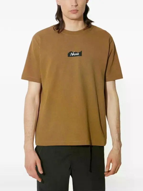 NANGA Logo-detail T-shirt