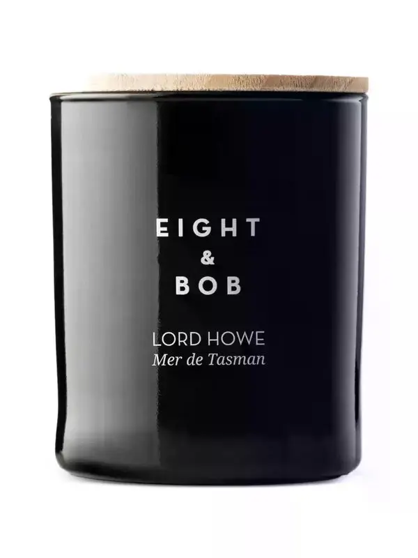 EIGHT & BOB Lord Howe Mer De Tasman Scented Candle And Holder Set - Black