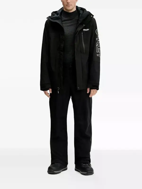 Oakley Hooded Ski Jacket With Logo Detail