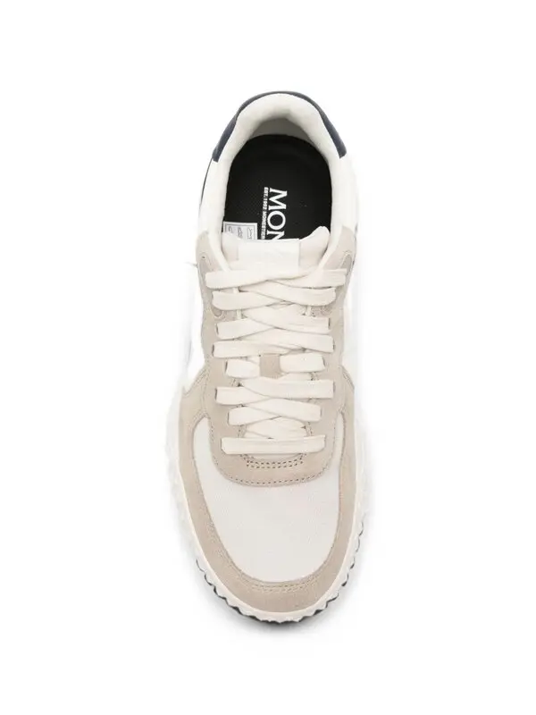 Moncler City Trek Lace-up Low Top Sneakers - White