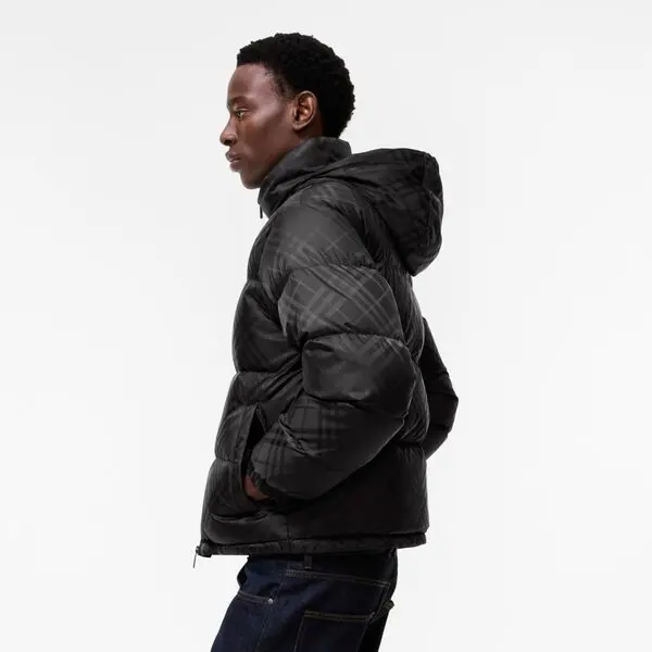 Burberry Check Nylon Highlands Puffer Jacket