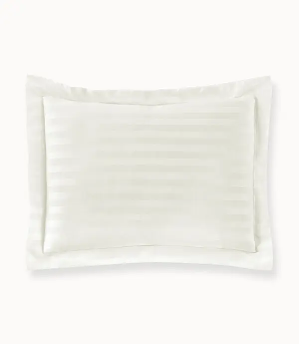 PEACOCK ALLEY Duet Sateen Sham - Ivory
