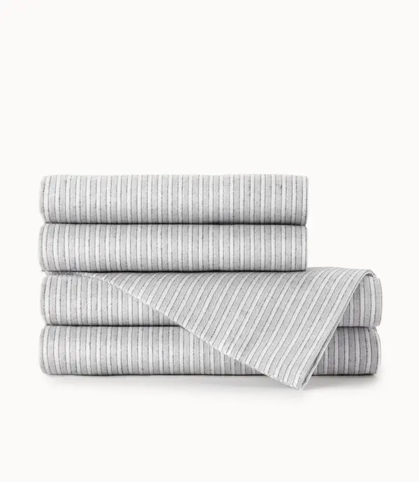 PEACOCK ALLEY Egyptian Flannel Sheet Set - Stripe