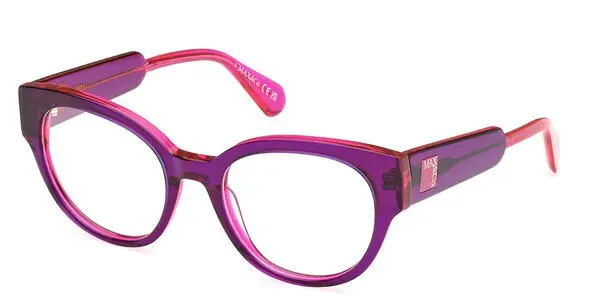 Max & Co. Round Frame Acetate Sunglasses - Violet/other