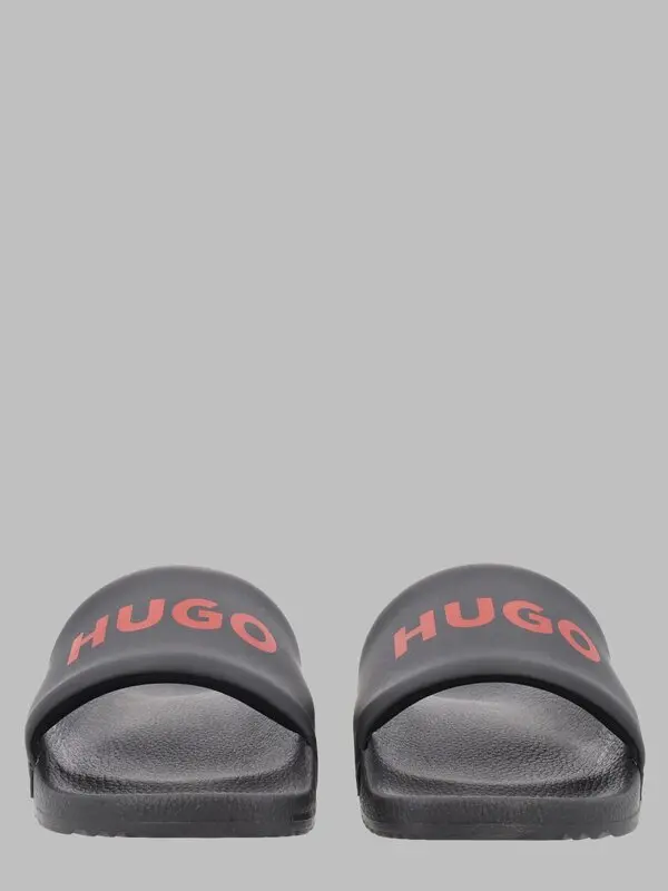 Hugo Logo Slide Sandals