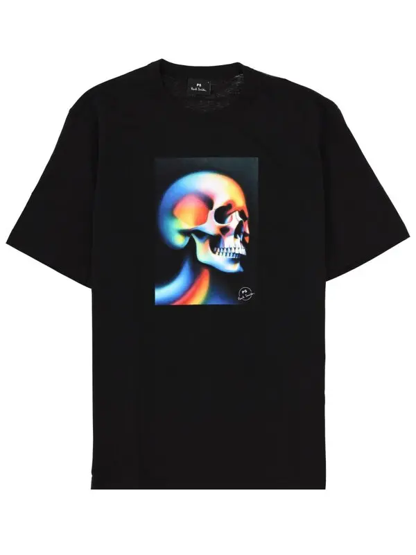 Paul Smith Graphic Print T-shirt For - Black