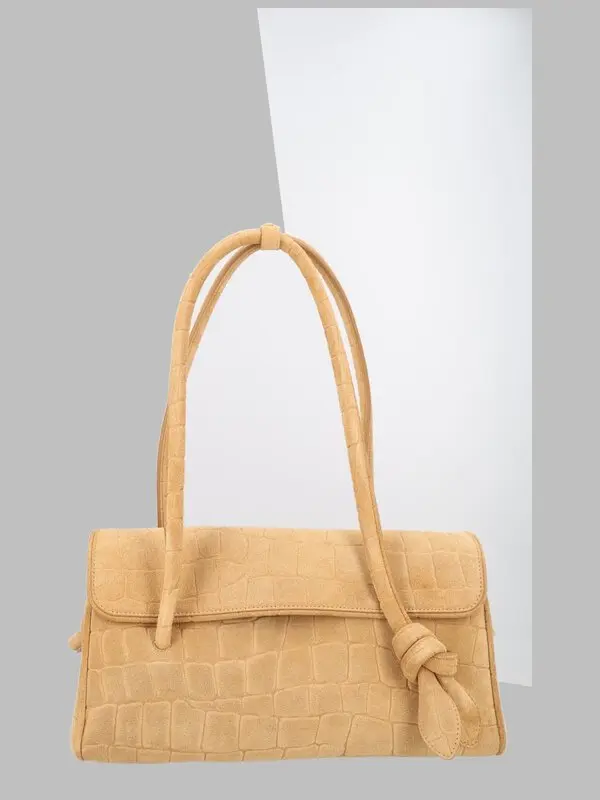 Jacquemus Structured Handbag With Clean Lines - Beige