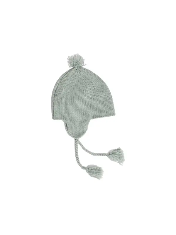 Bonpoint Mini Wool Beanie Hat - Blue