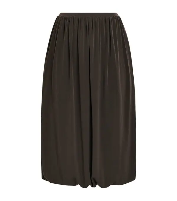 Vince Bubble Midi Skirt - Brown