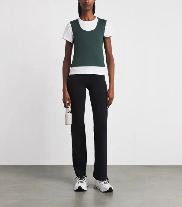 Vuori Halo Essential Scoop Neck Tank Top - Grey