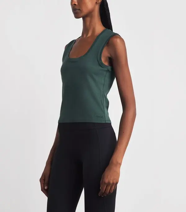Vuori Halo Essential Scoop Neck Tank Top - Grey