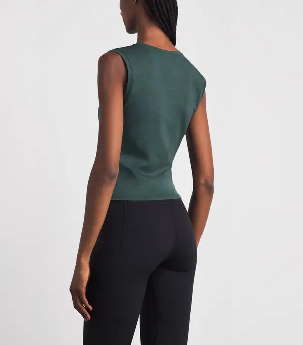 Vuori Halo Essential Scoop Neck Tank Top - Grey