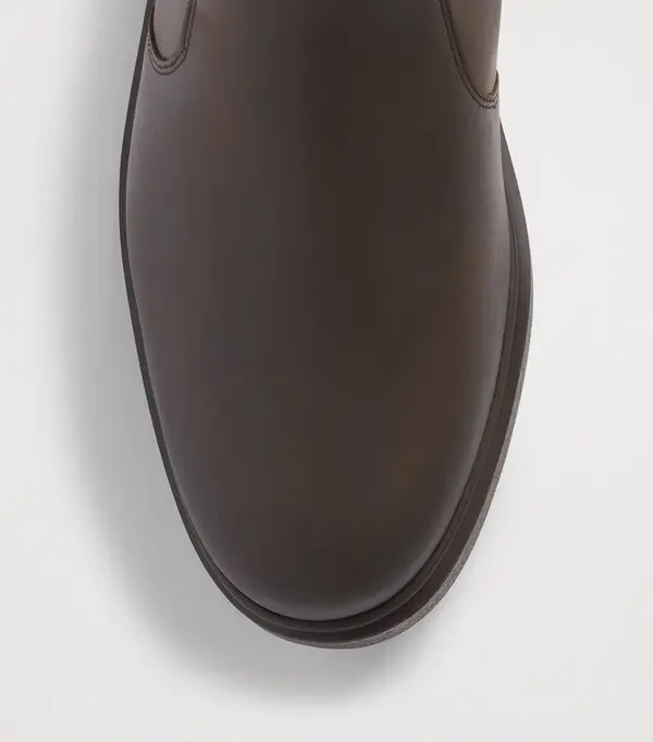Barbour Leather Hale Chelsea Boots