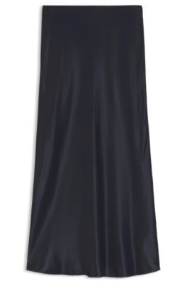 BOSS Midi-length A-line Skirt In Lustrous Fabric