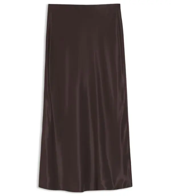 BOSS Midi-length A-line Skirt In Lustrous Fabric
