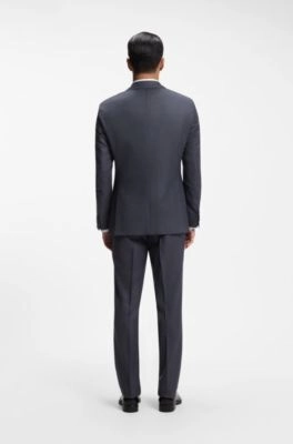 BOSS Two-piece Regular-fit Suit In Italian Virgin Wool
