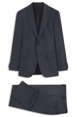 BOSS Two-piece Regular-fit Suit In Italian Virgin Wool