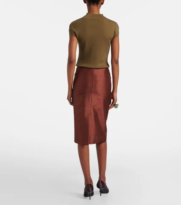 SHUSHU/TONG Embellished Slip Skirt