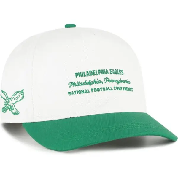 '47 Philadelphia Eagles Contemporary Two-tone Hitch Adjustable Baseball Cap - White